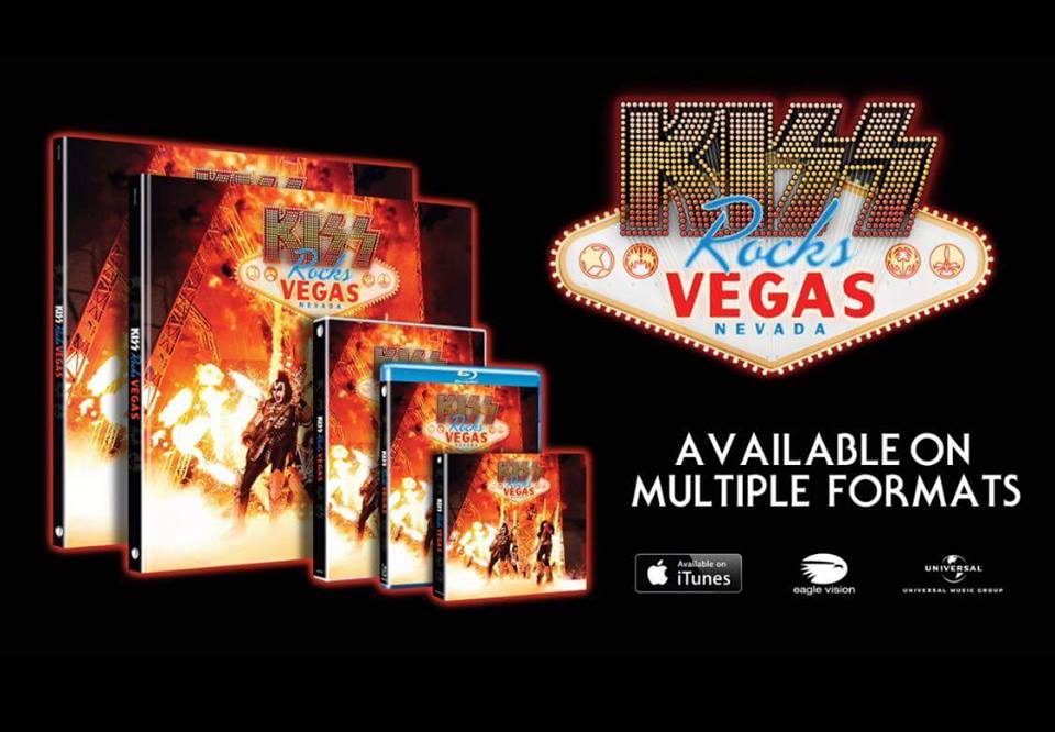 KISS ROCKS VEGAS – On Multiple Formats In Stores On August 26th, 2016 ...