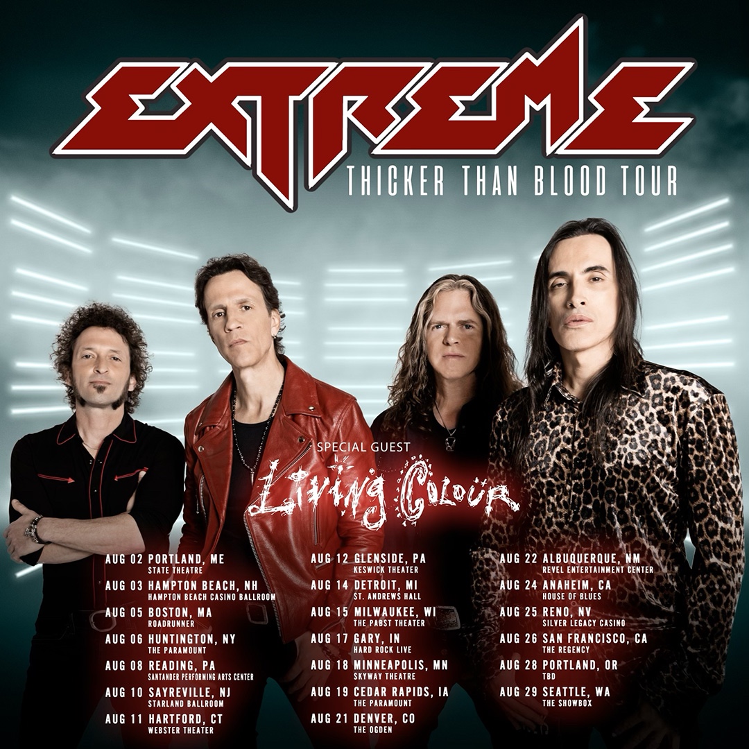 EXTREME – Announce “Thicker Than Blood Tour” – New Studio Album “SIX ...