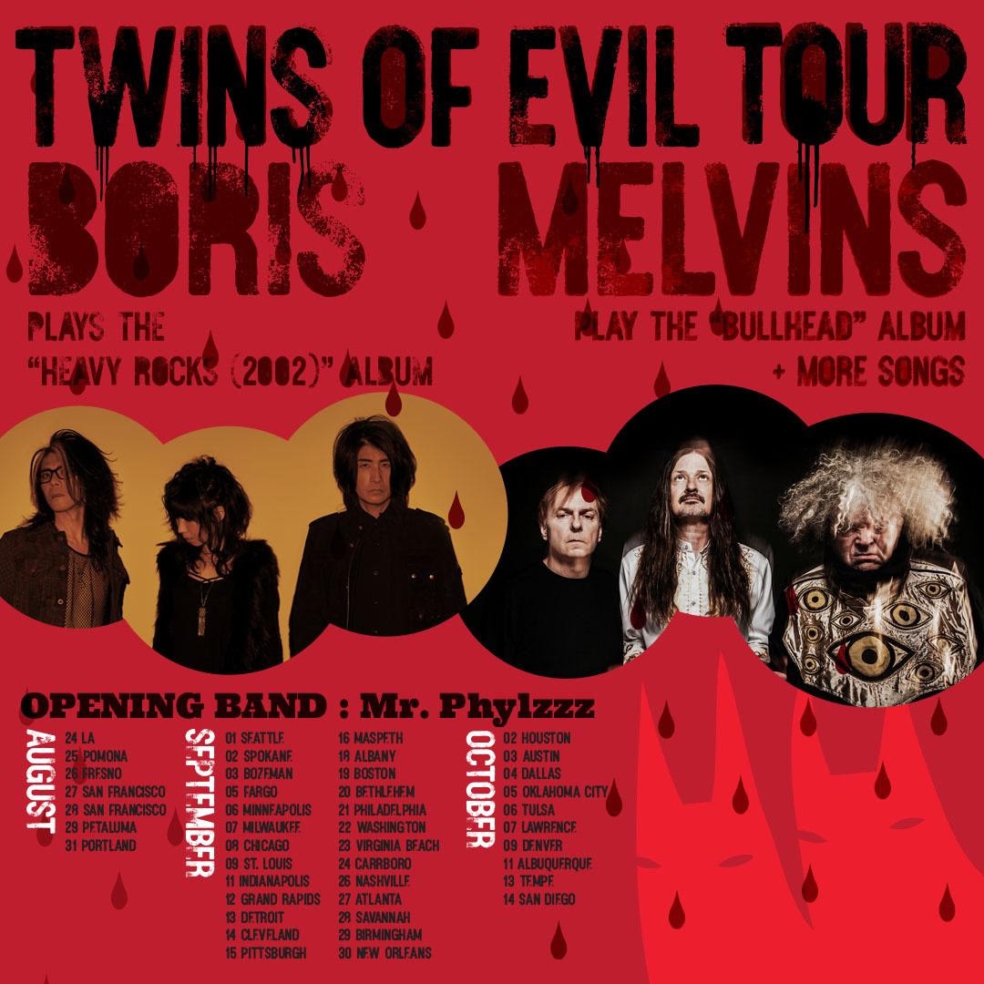 THE MELVINS Celebrate Their 40TH Anniversary With The “TWINS OF EVIL ...