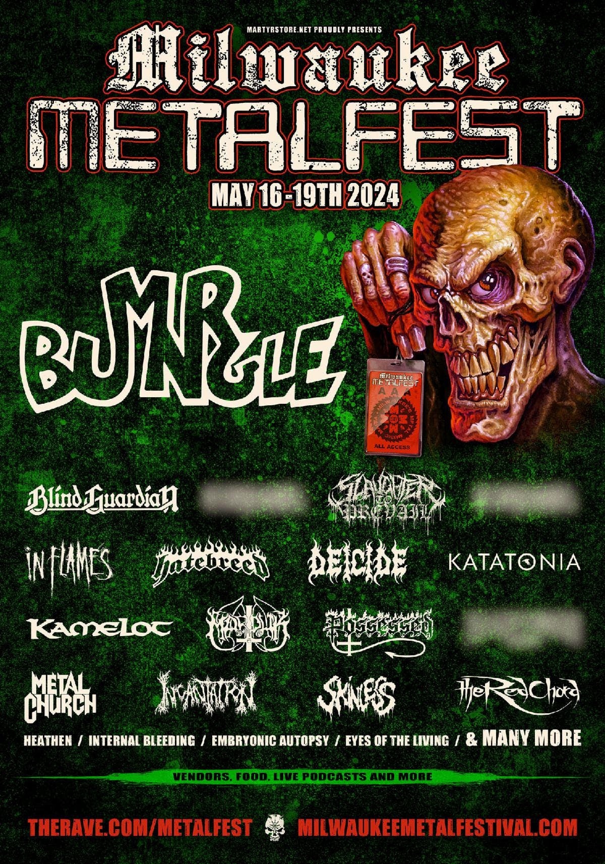 MILWAUKEE METAL FEST 2024 – Announces First Wave of Bands! | Metal ...