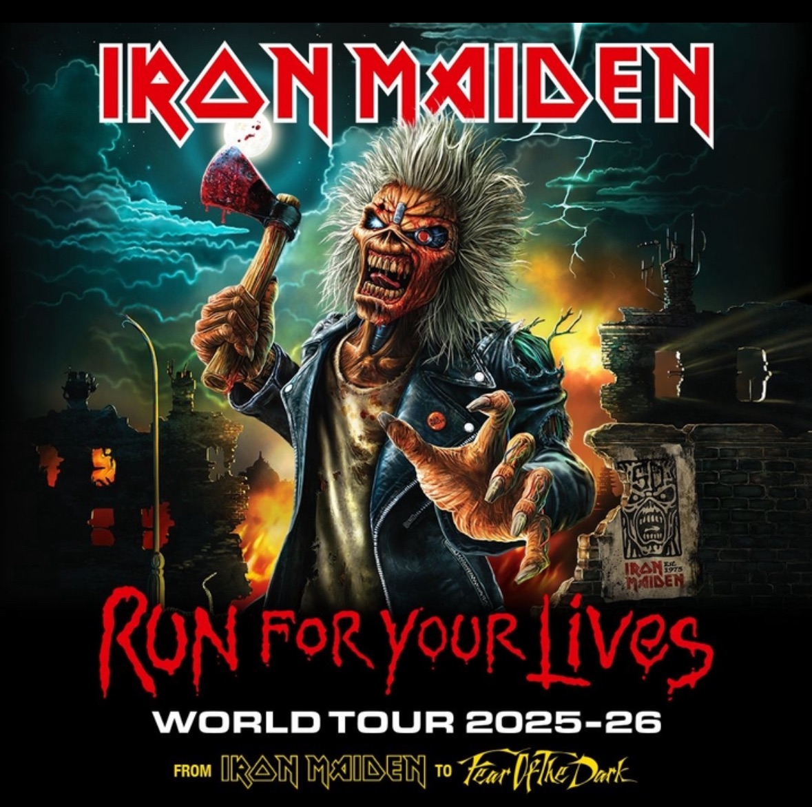 IRON MAIDEN ANNOUNCE ‘RUN FOR YOUR LIVES’ WORLD TOUR 2025/26! | Metal ...