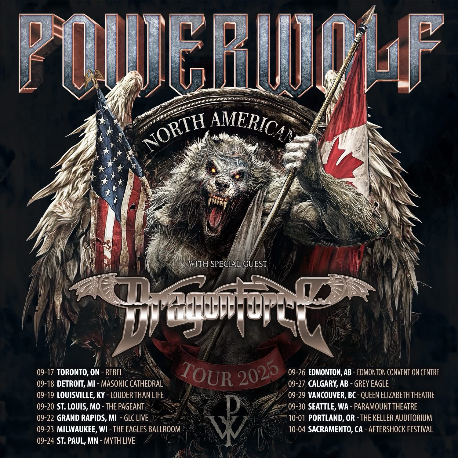 POWERWOLF – Announces North America Tour 2025 With Dragonforce | Dates ...