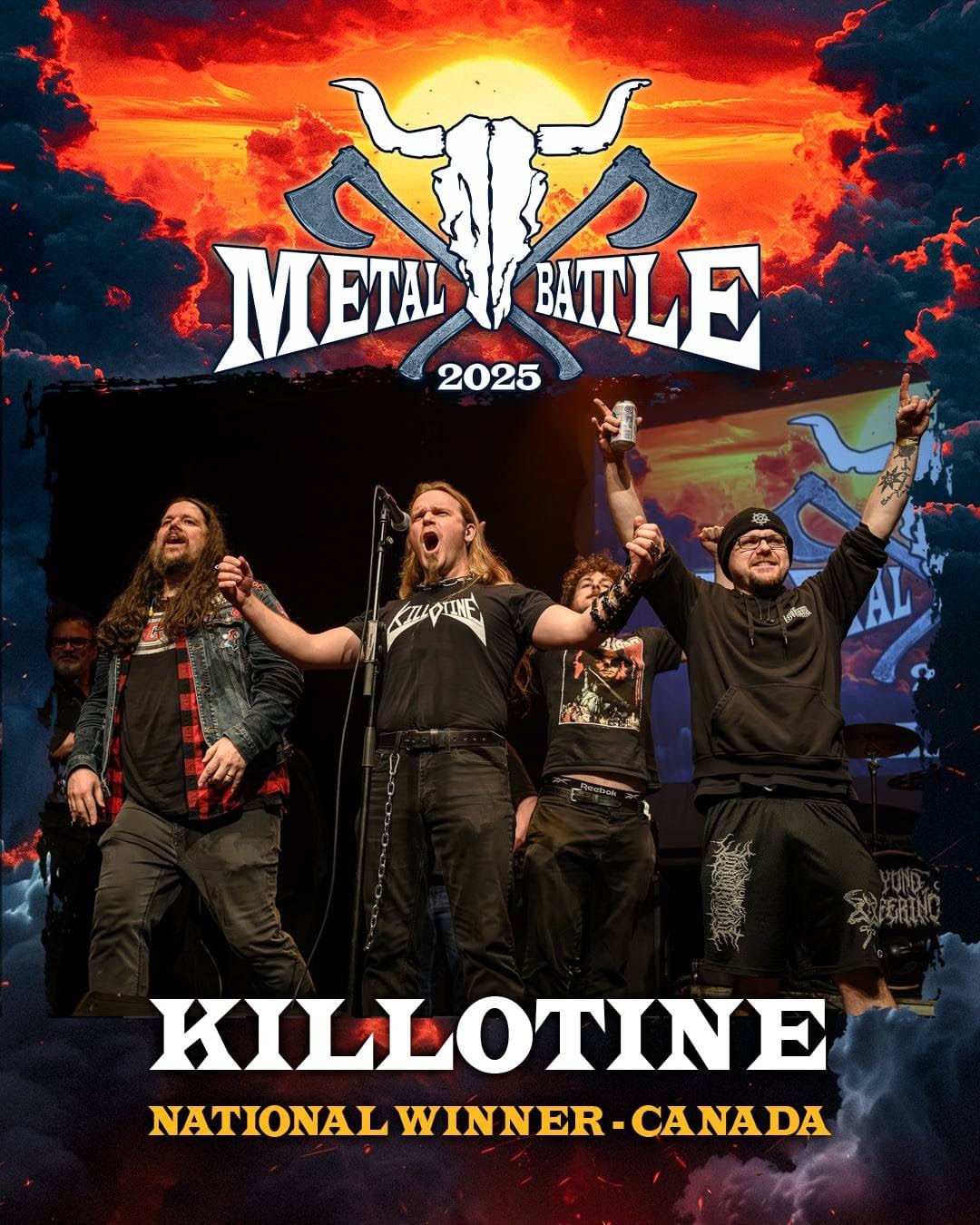 One Band To Rule Them All! KILLOTINE Wins WACKEN METAL BATTLE CANADA ...