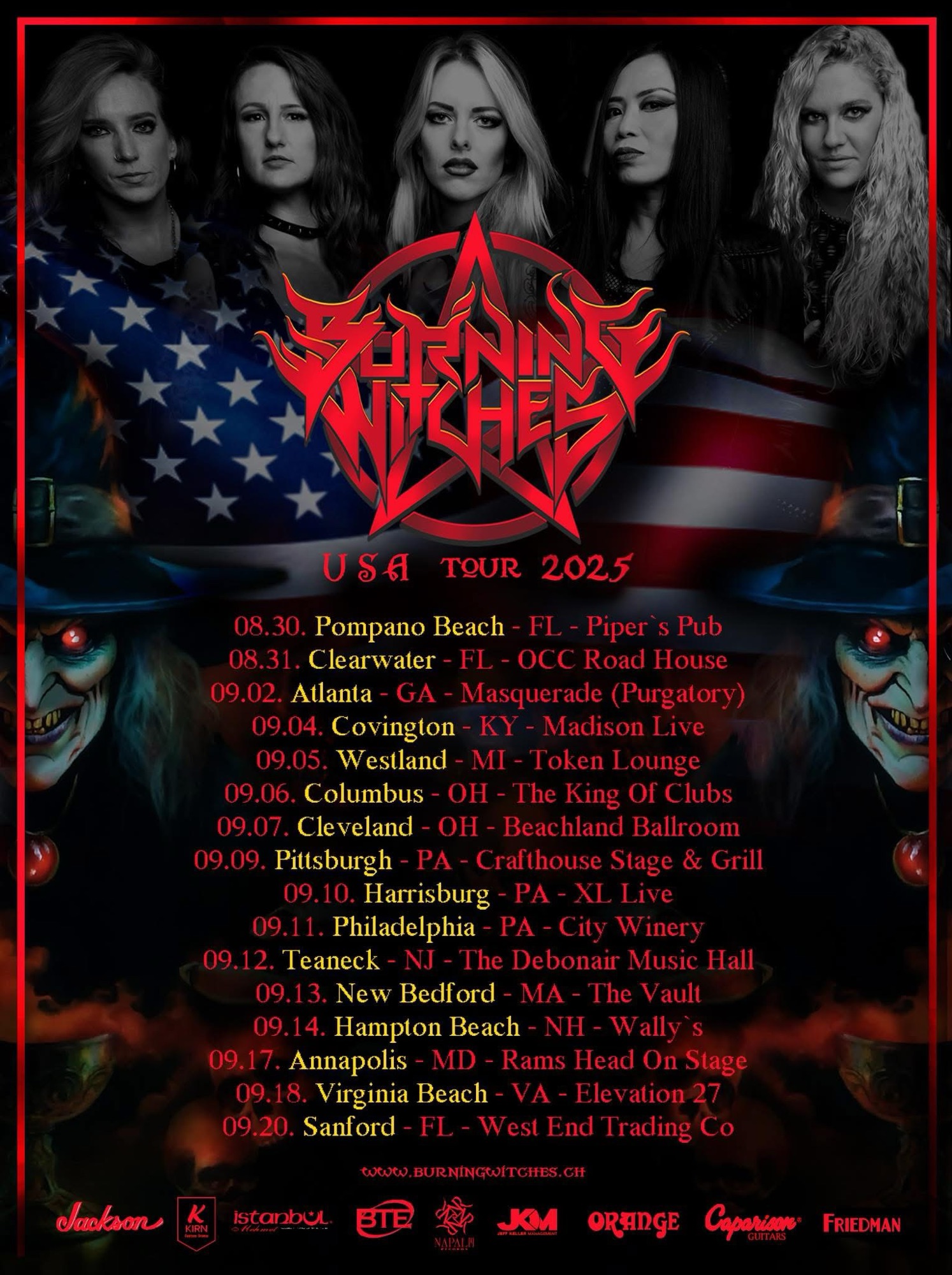 BURNING WITCHES – Reveal Album Artwork, Track List, Video Single & Release Date For Inquisition ...