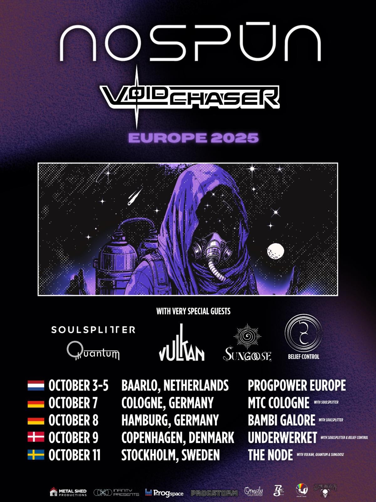 NOSPŪN And VOIDCHASER – Announce First European Tour Following ...