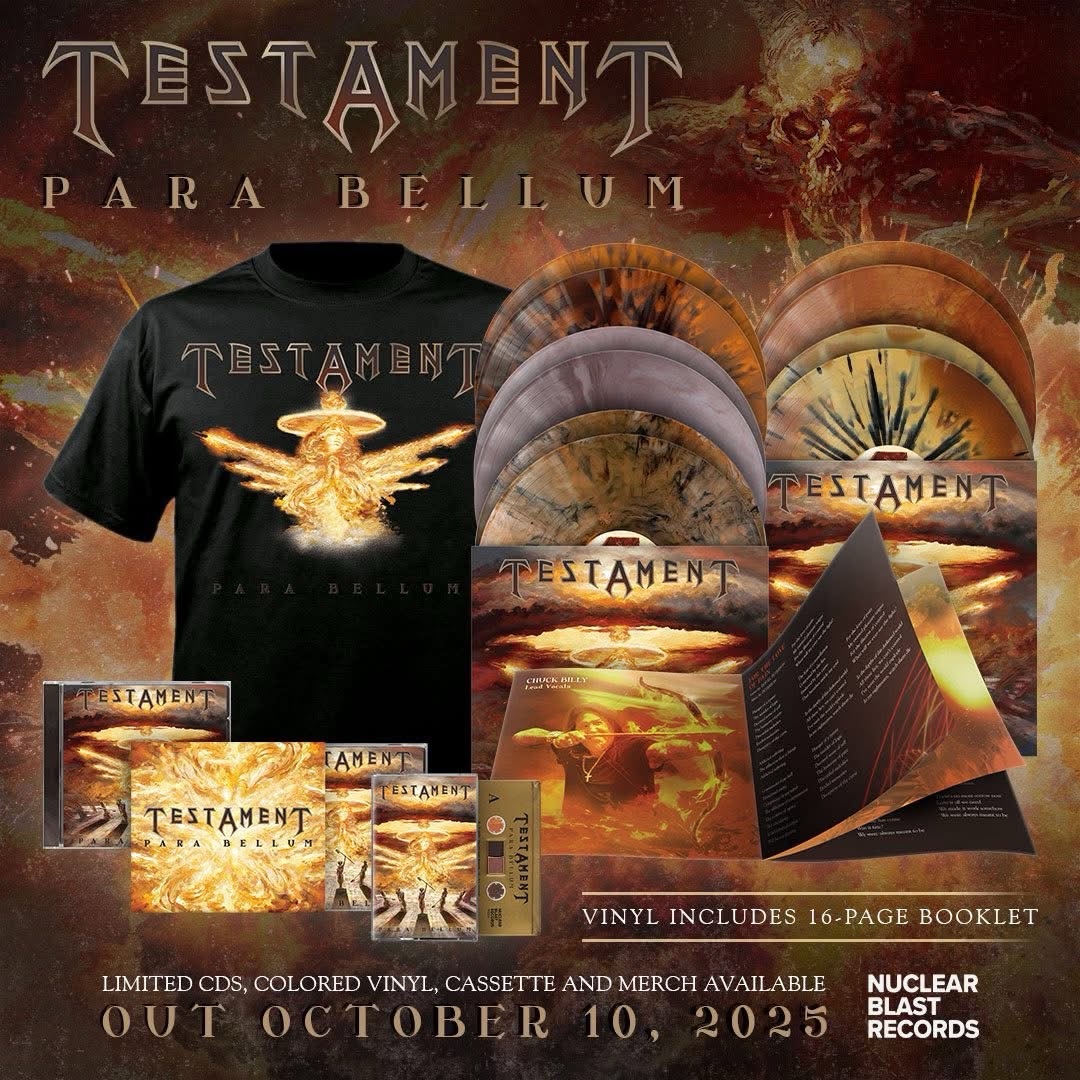 TESTAMENT – New Studio Album Para Bellum Releases On October 10th ...
