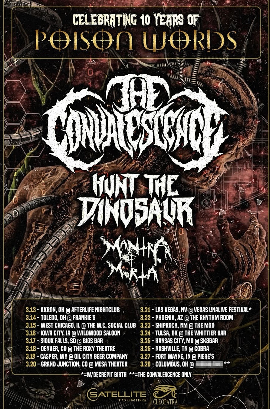 THE CONVALESCENCE – Celebrating 10 Years Of Poison Words | Tour Dates ...