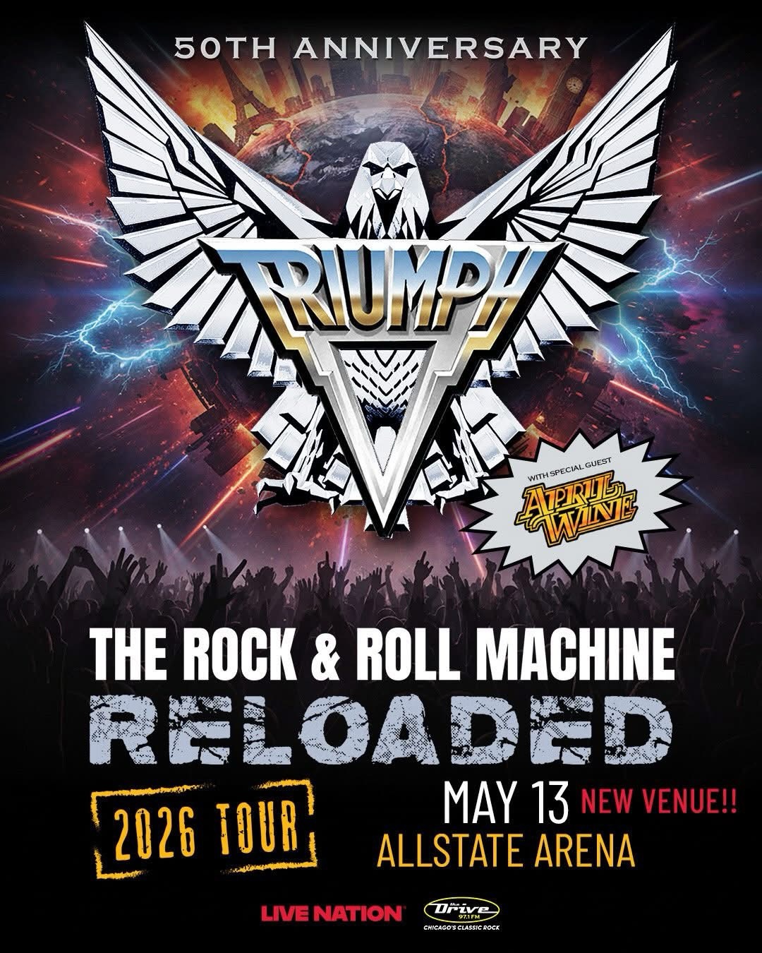 TRIUMPH 50th Anniversary North America Tour | *Updated Schedule ...
